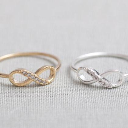 Us 7 Size-delicate Infinity Ring on Luulla