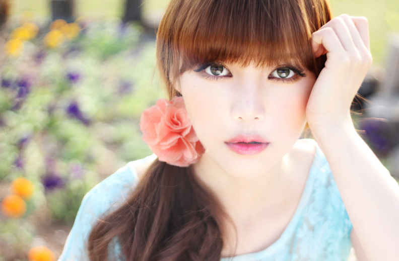 Romantic And Elegance Ruffle Chiffon Flower Hair Clip/brooch on Luulla